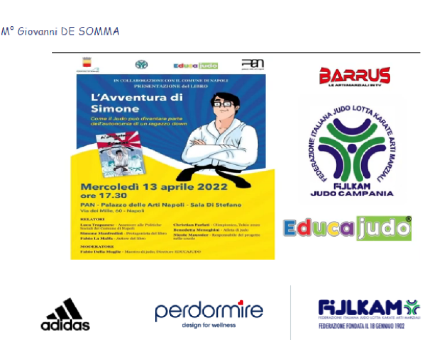 Federazione Italiana Judo Lotta Karate e Arti Marziali - L'avventura di ...